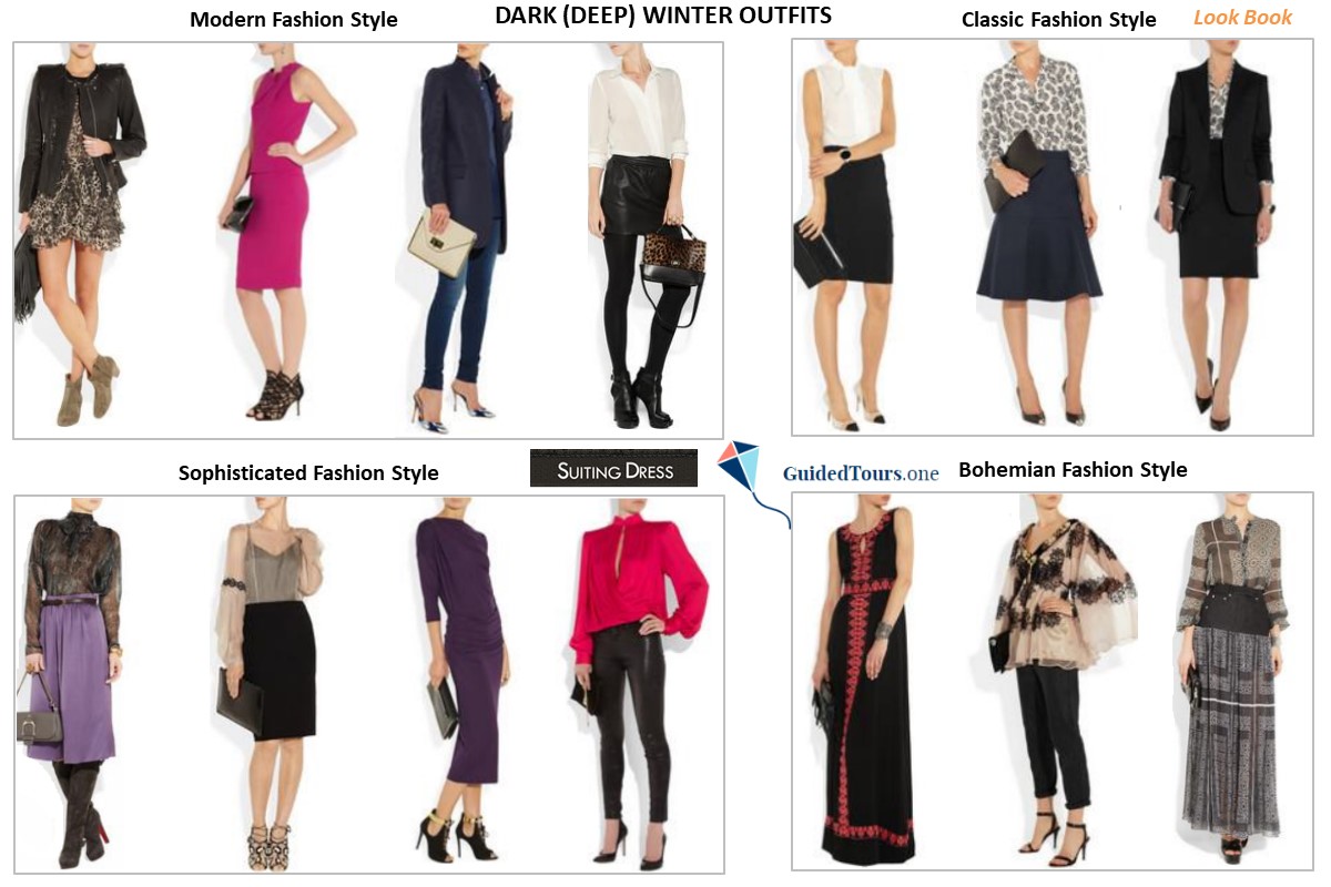 Colorimetría Invierno Profundo (Paleta de Colores, Ropa, Contraste,...