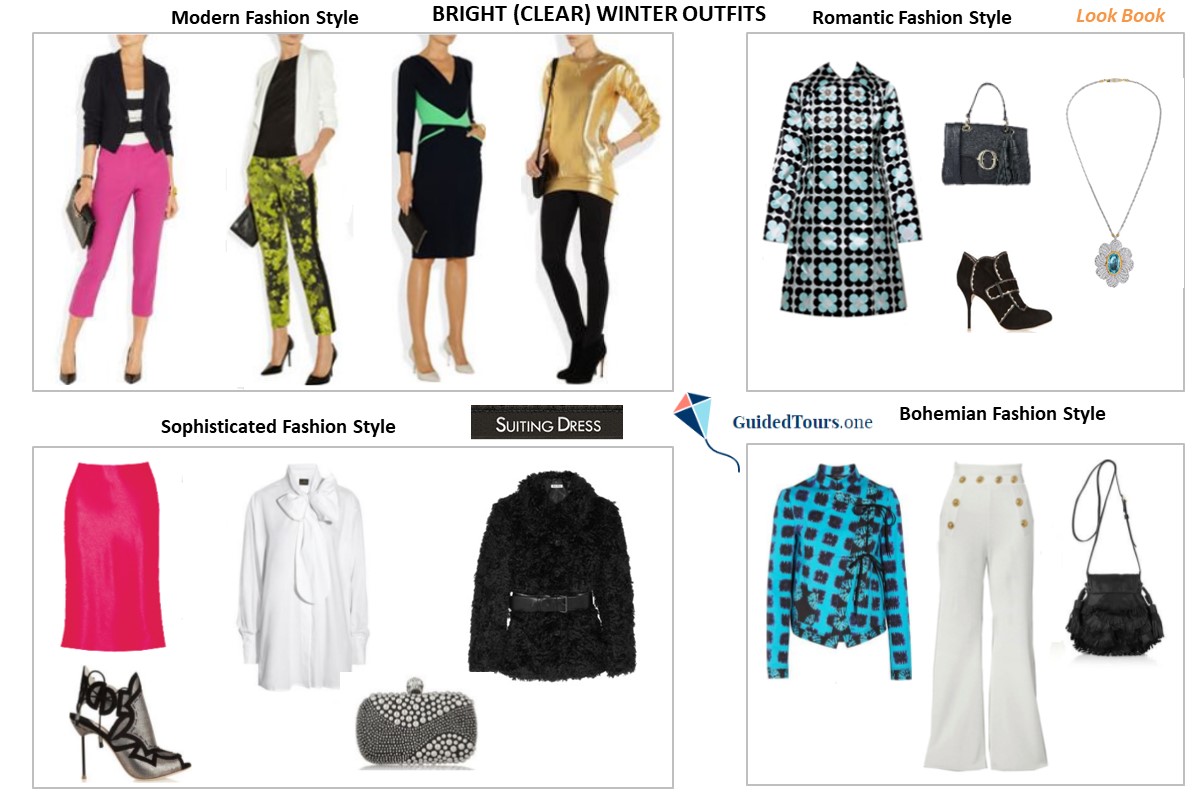 Colorimetría Invierno Brillante (Paleta de Colores, Ropa, Contraste...