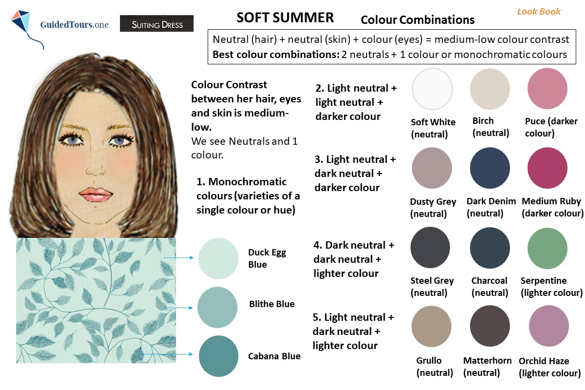 Soft Summer Color Palette (Outfits, Hair Color, Jewelry) – Guided T...