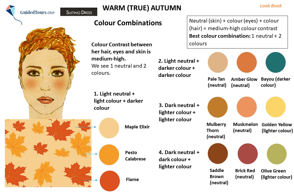Colorimetría Otoño Cálido (Paleta de Colores, Ropa, Contraste, Joye...
