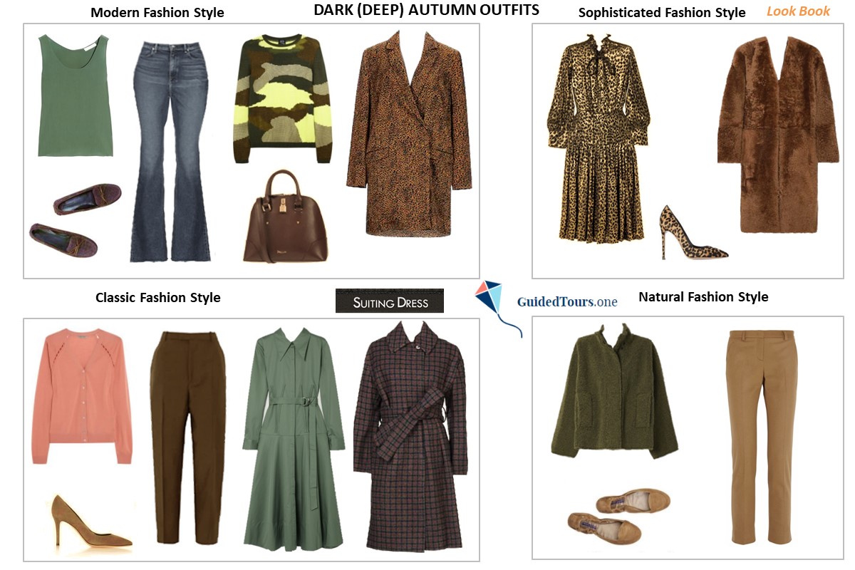 Paleta de Colores Otoño Profundo (Colorimetría, Ropa, Contraste, Jo...