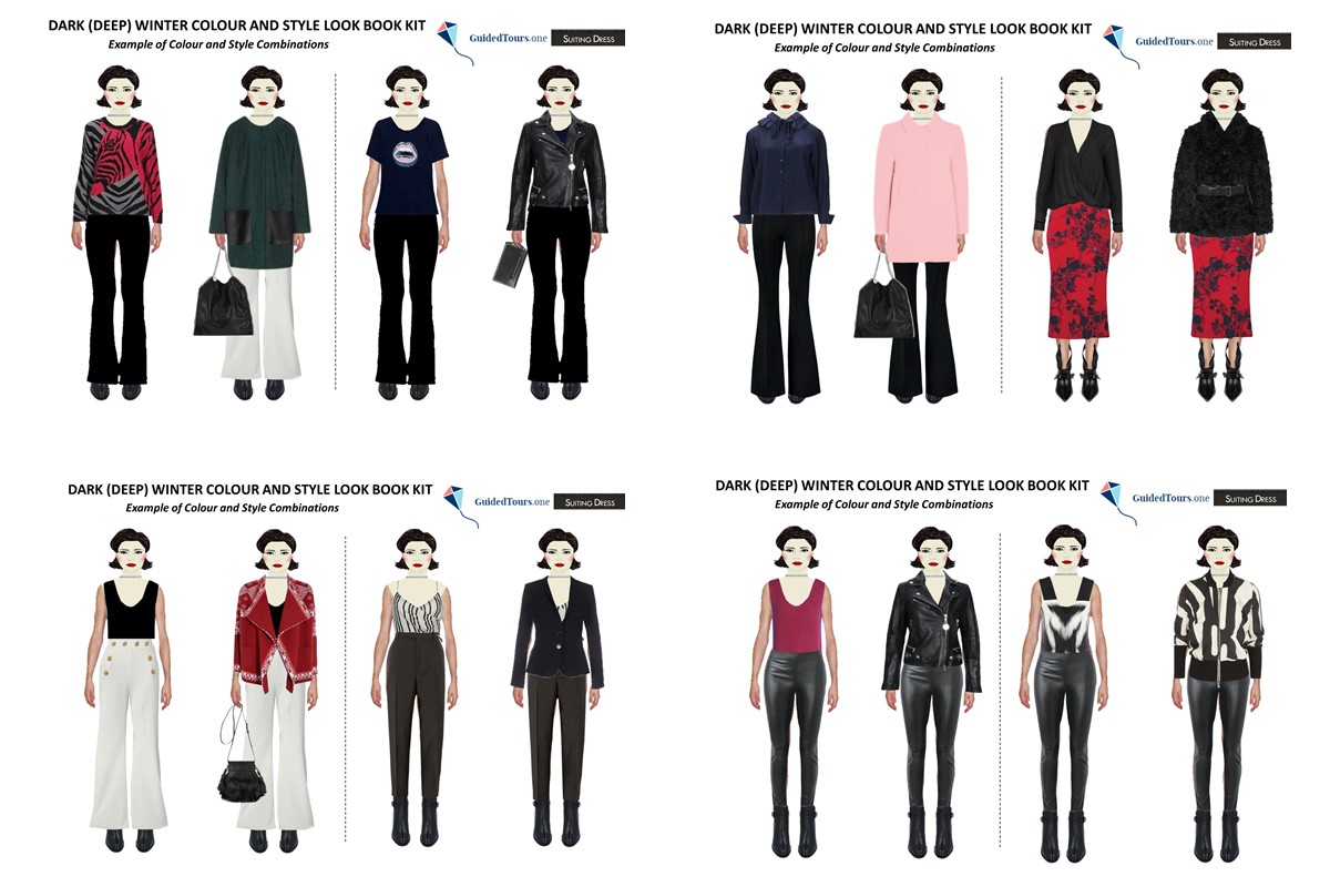 Colorimetría Invierno Profundo (Paleta de Colores, Ropa, Contraste,...