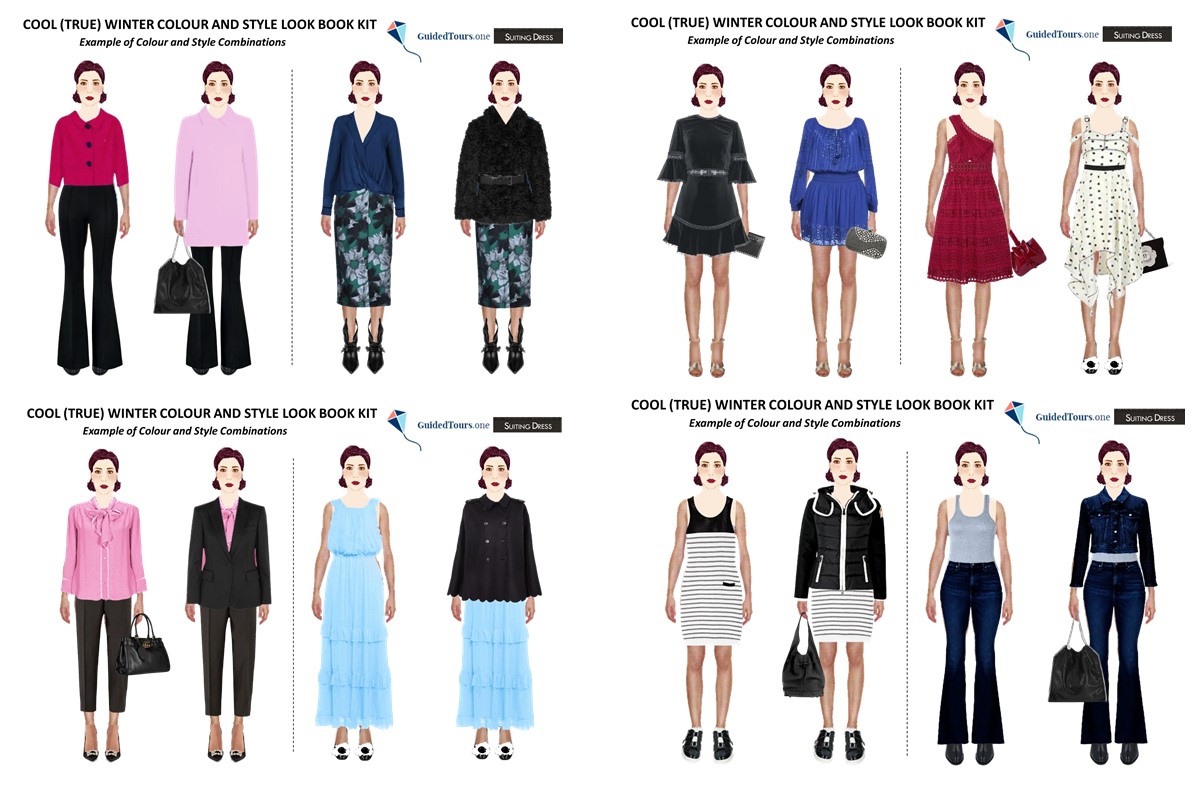 Colorimetría Invierno Frío (Paleta de Colores, Ropa, Contraste, Joy...