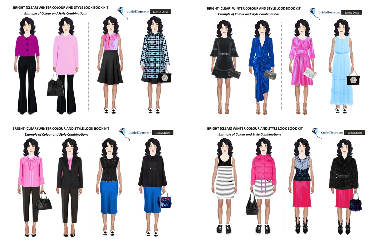 Colorimetría Invierno Brillante (Paleta de Colores, Ropa, Contraste...