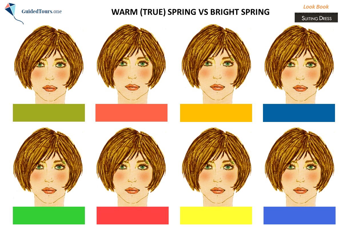 Warm (True) Spring Color Palette (Outfits, Hair Color, Jewelry) – G...
