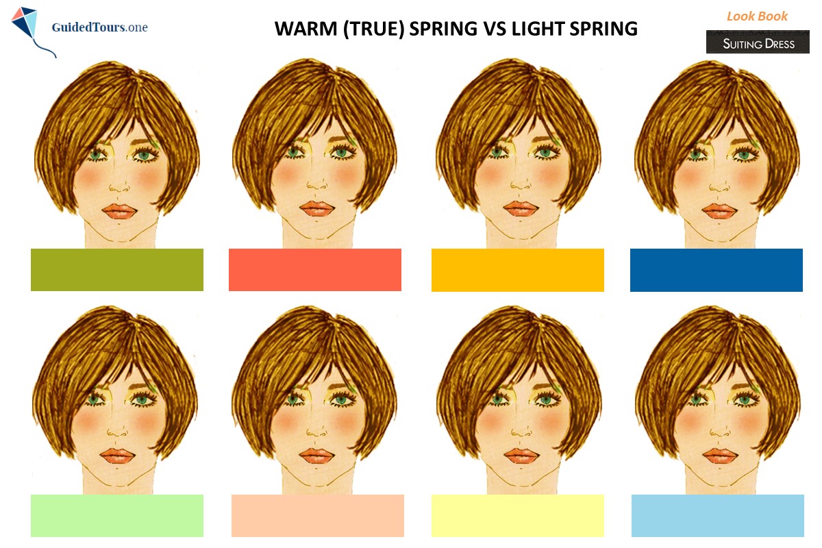 Warm (True) Spring Color Palette (Outfits, Hair Color, Jewelry) – G...