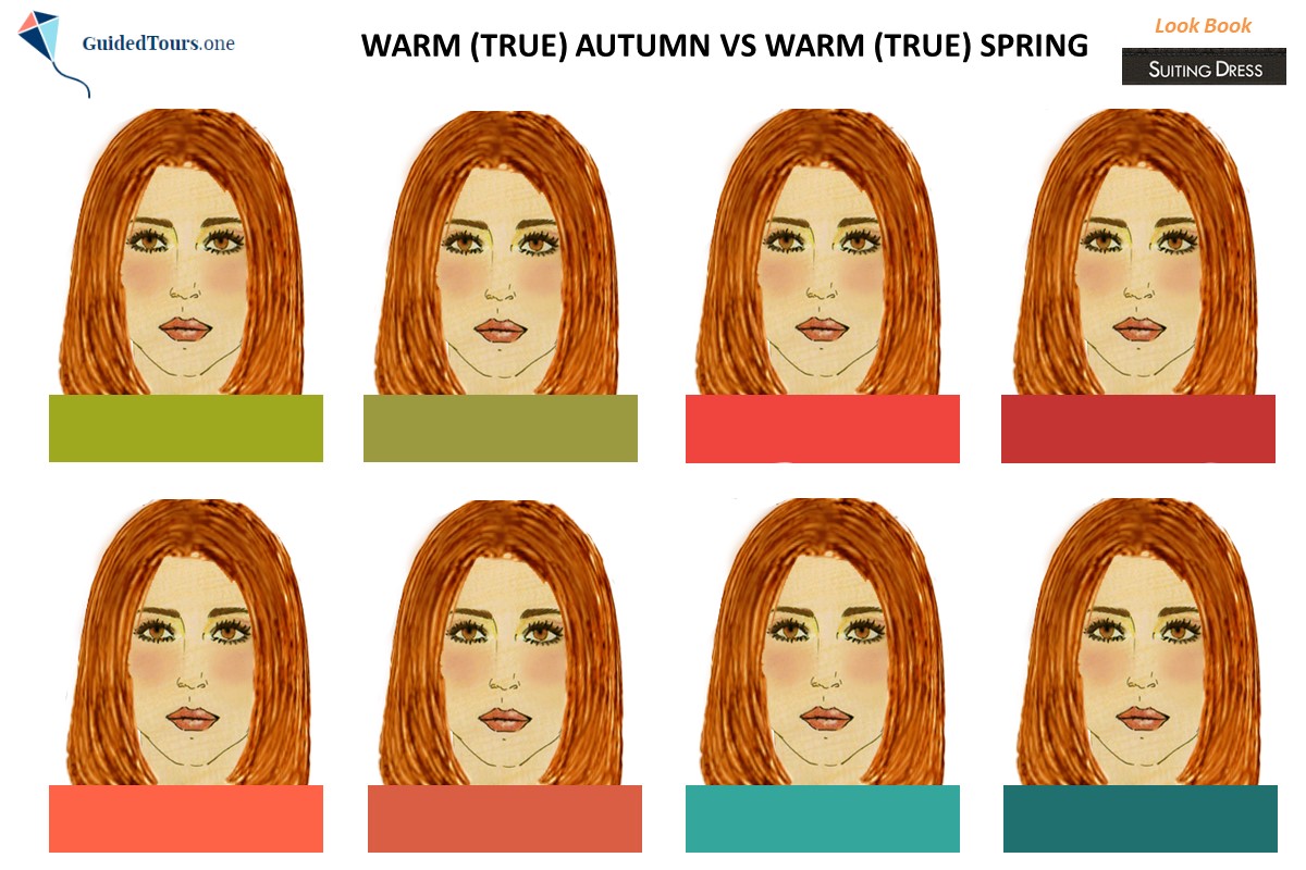 Warm (True) Spring Color Palette (Outfits, Hair Color, Jewelry) – G...